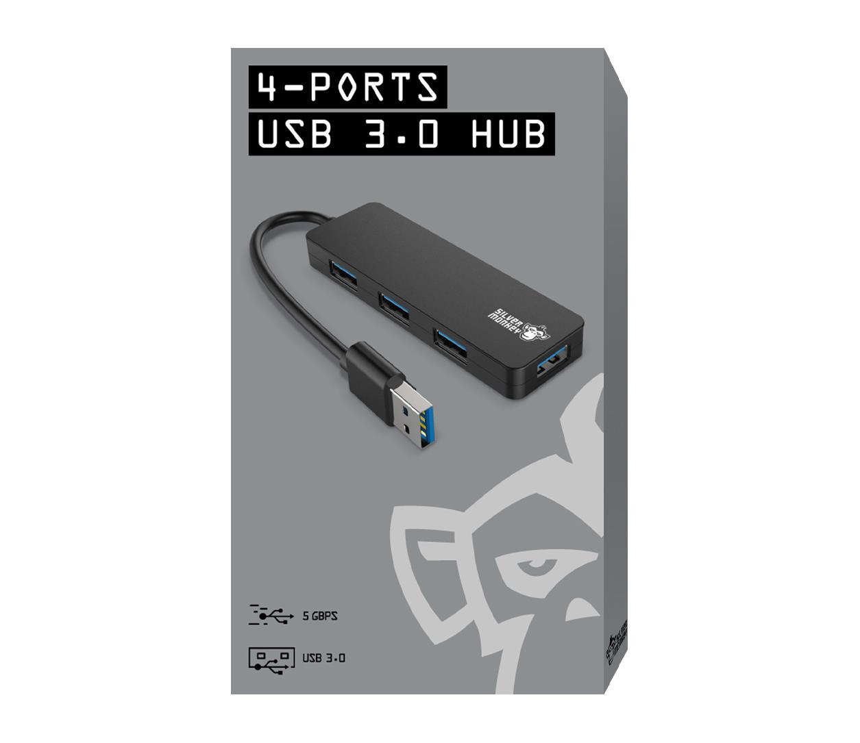 Silver Monkey – HUB 4x USB 3.0 Silver Monkey – HUB 4x USB 3.0